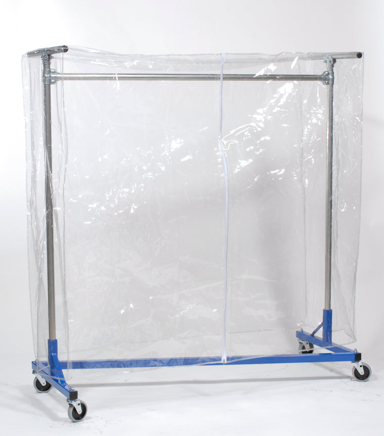 Clear Cover for Garment Rack (5'L x 5'H) Clear Cover for Garment Rack ...